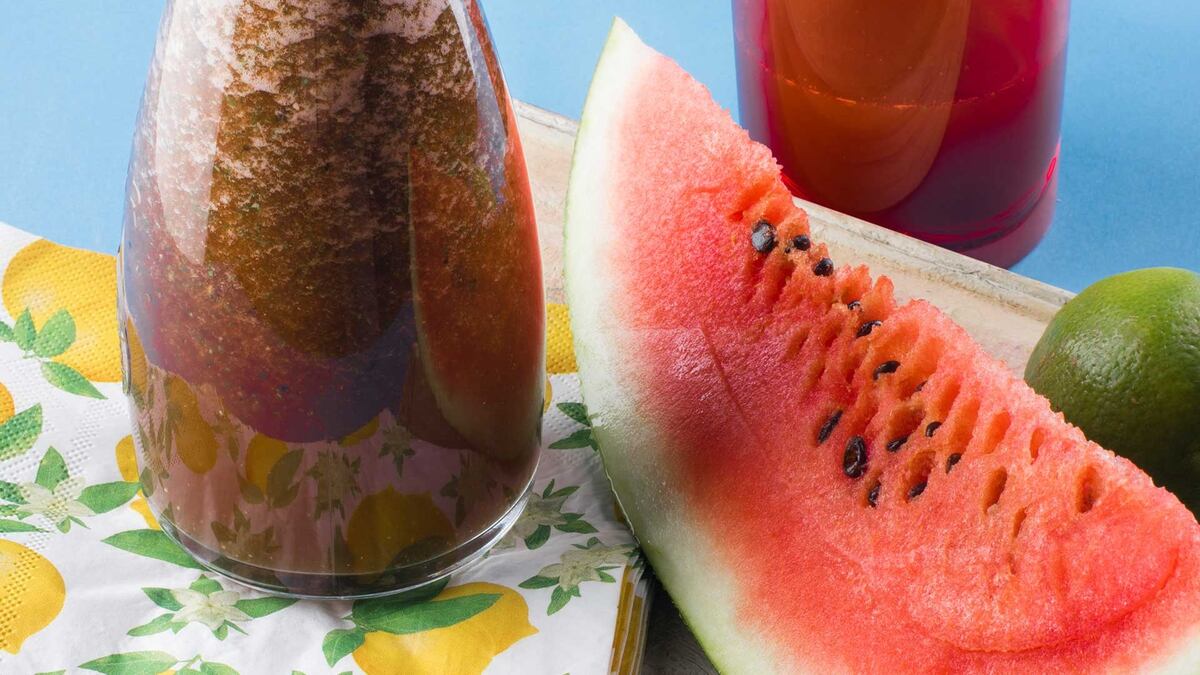 Jugo de sandía y limón - La Nación