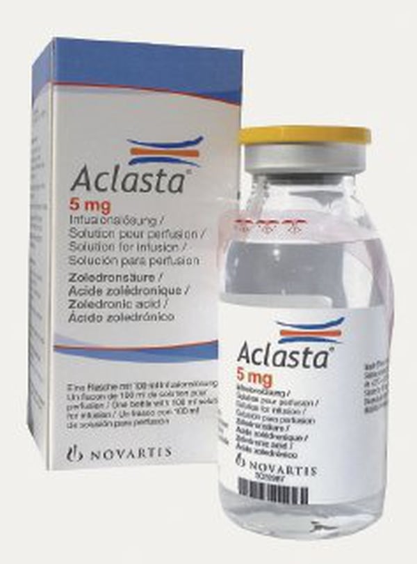 Aclasta / Aclasta, ácido zoledrónico, osteoporosis, solución ...
