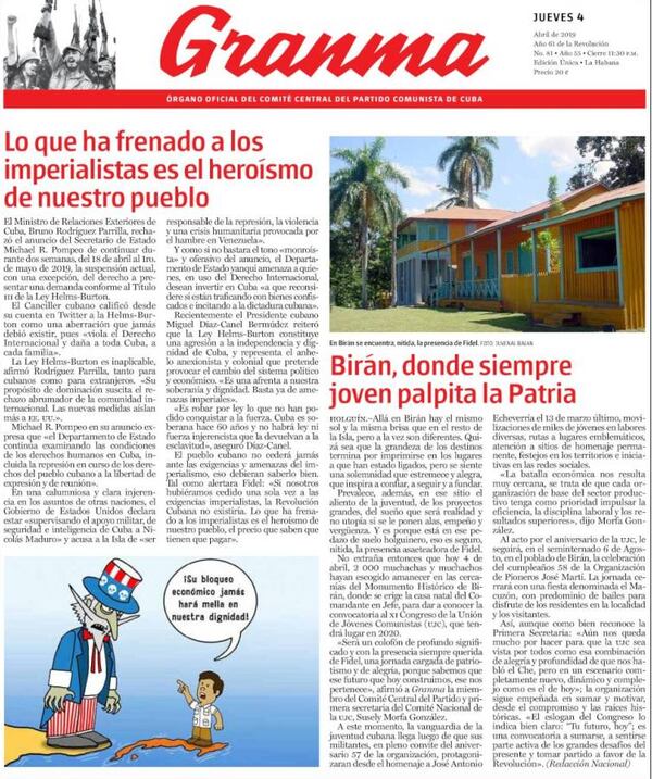 Periódicos en Cuba reducirán ediciones por escasez de papel - La Nación