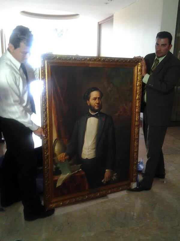 Pintura de José María Castro Madriz acompañará a Solís en su despacho ...