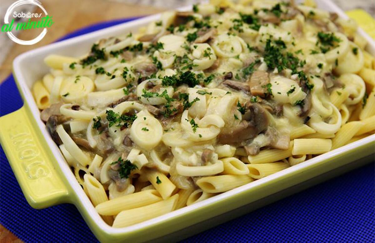 Pasta con salsa de hongos y palmito - La Nación