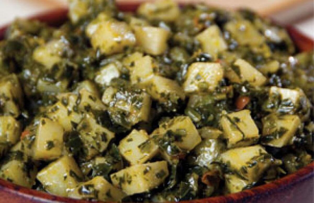 Picadillo de chicasquil con papas - La Nación