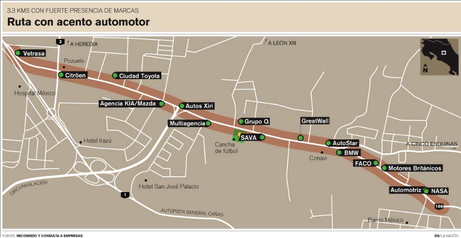 La Uruca es el ‘mall’ más grande de autos nuevos | La Nación