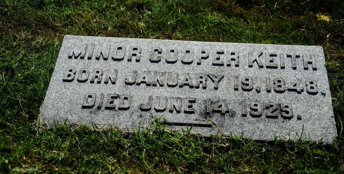 Minor Cooper Keith, una historia en dos lápidas - La Nación
