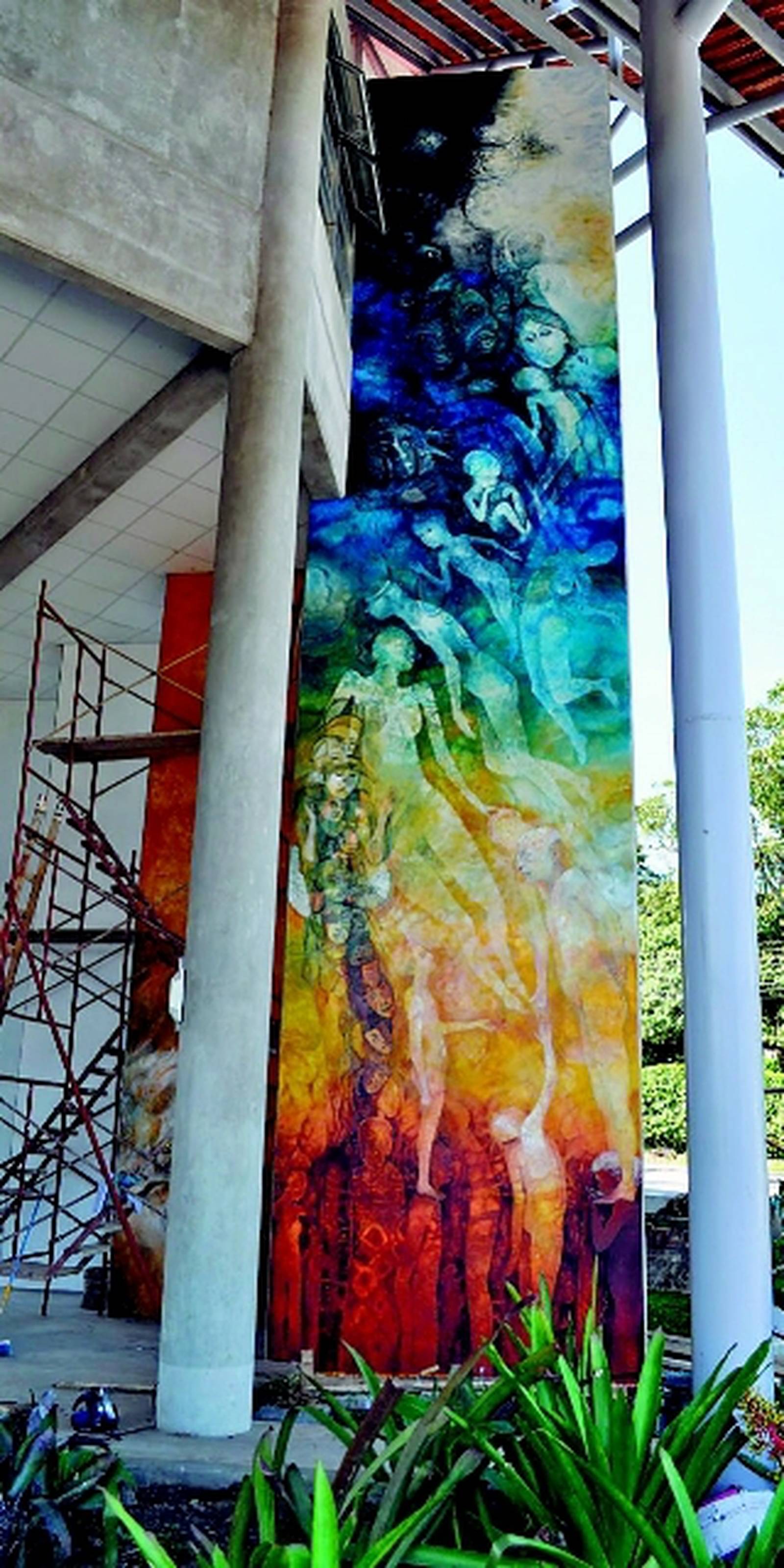 Mural en Santa Ana evoca unión en el arte | La Nación