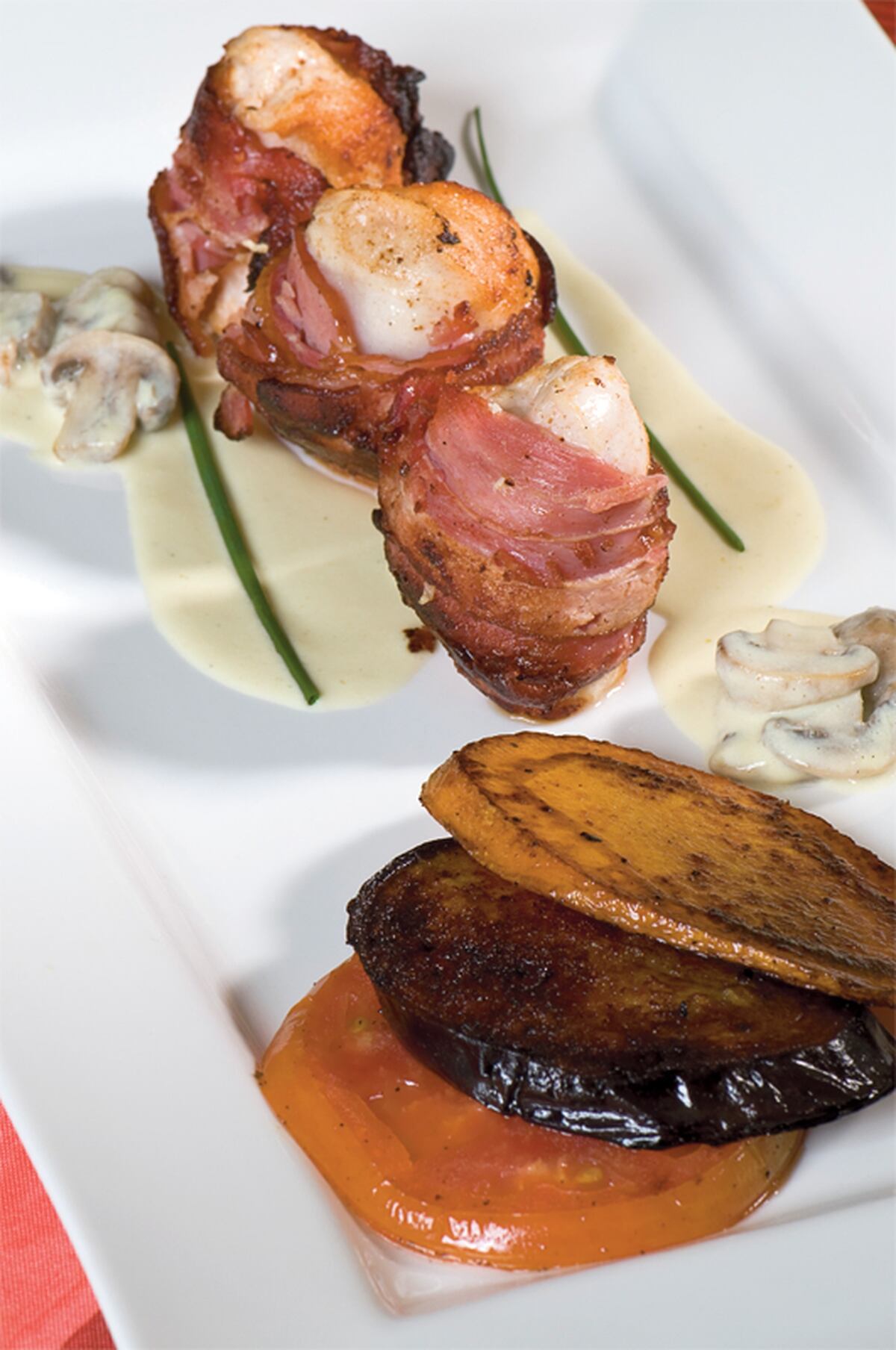 Mignon de pollo con vegetales - La Nación