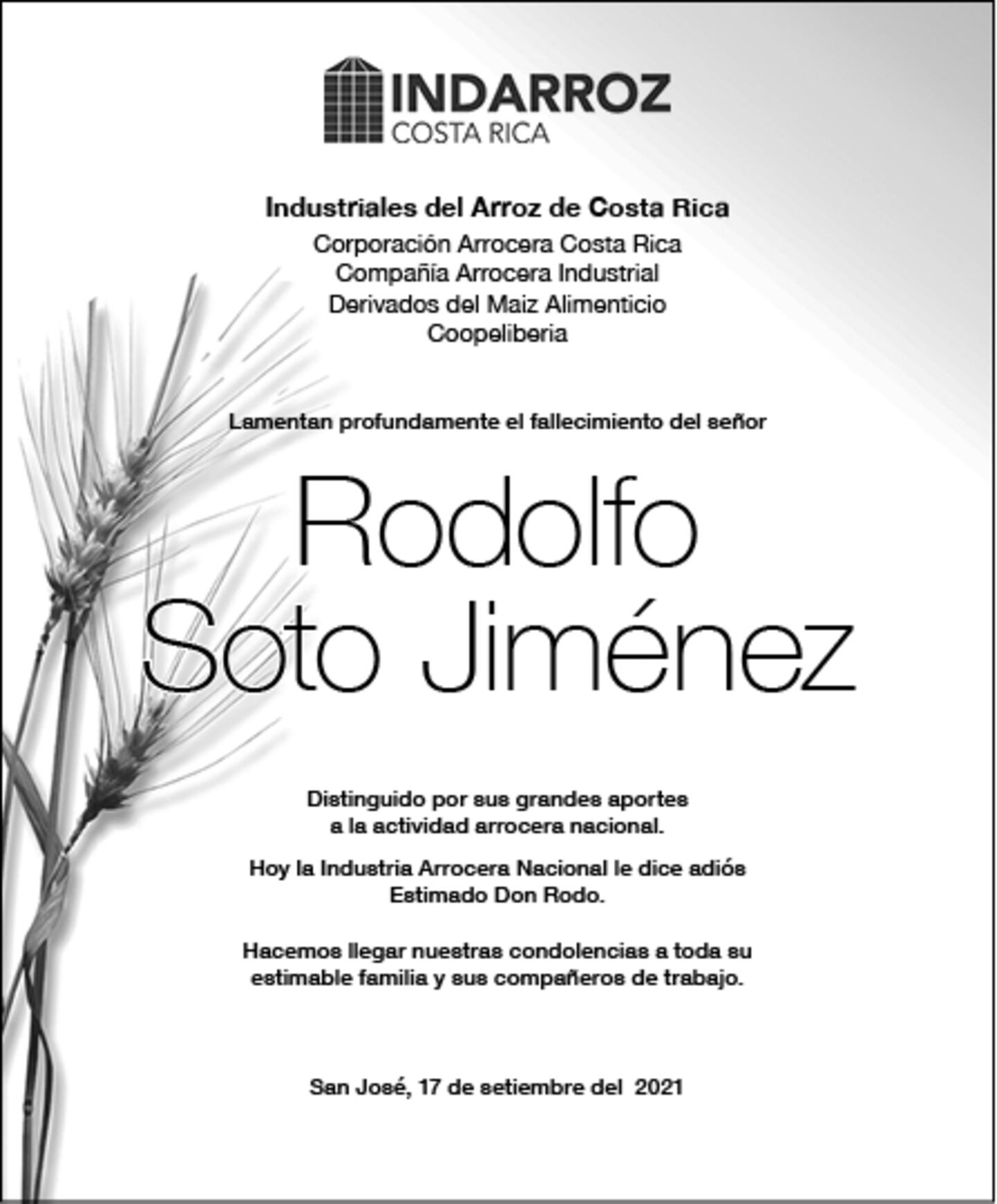 Rodolfo Soto Jiménez | La Nación