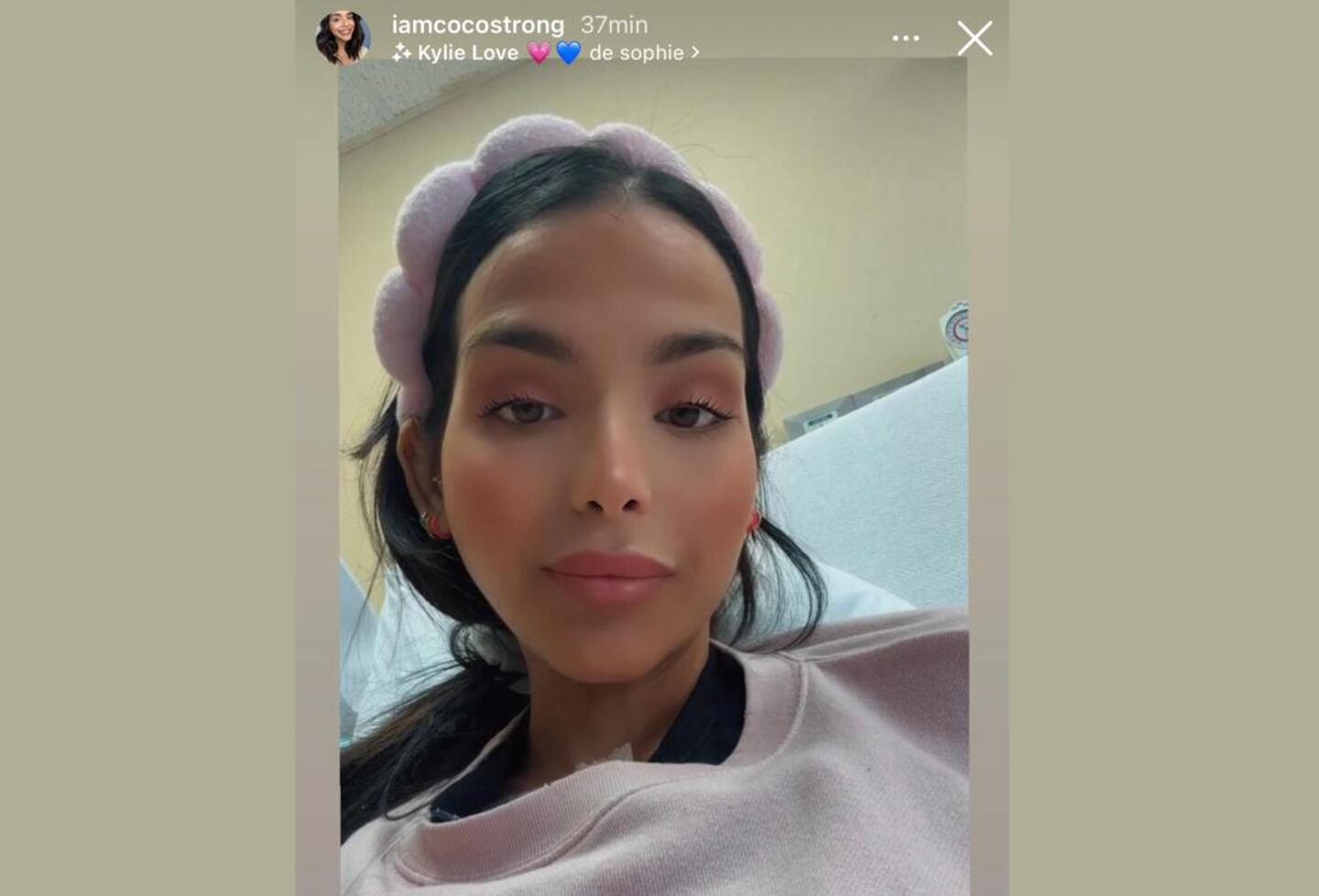 Coco Roper desde el hospital: ‘Me estoy sintiendo mal, con mucho dolor ...