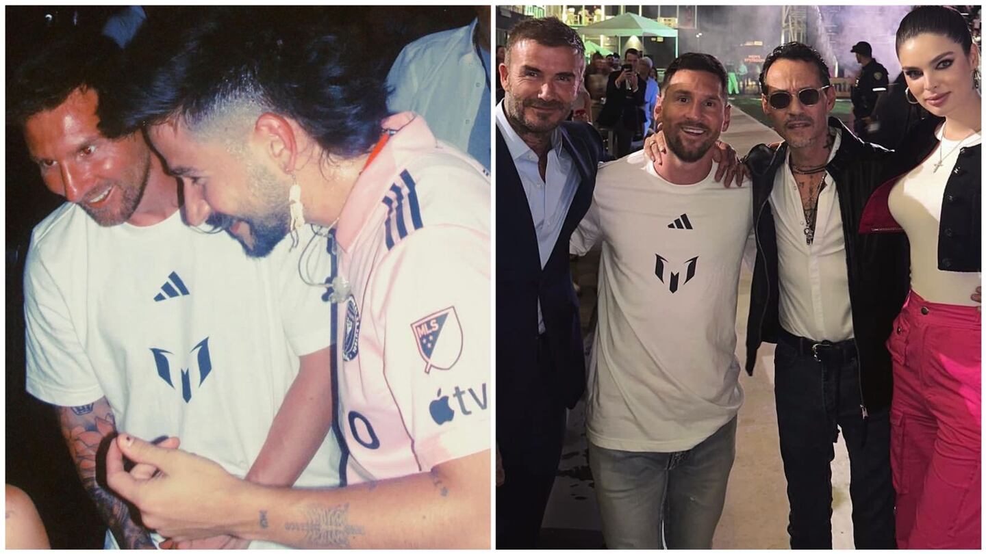 ¡Miami ama a Messi! Así recibieron Marc Anthony, J Balvin, Gloria ...
