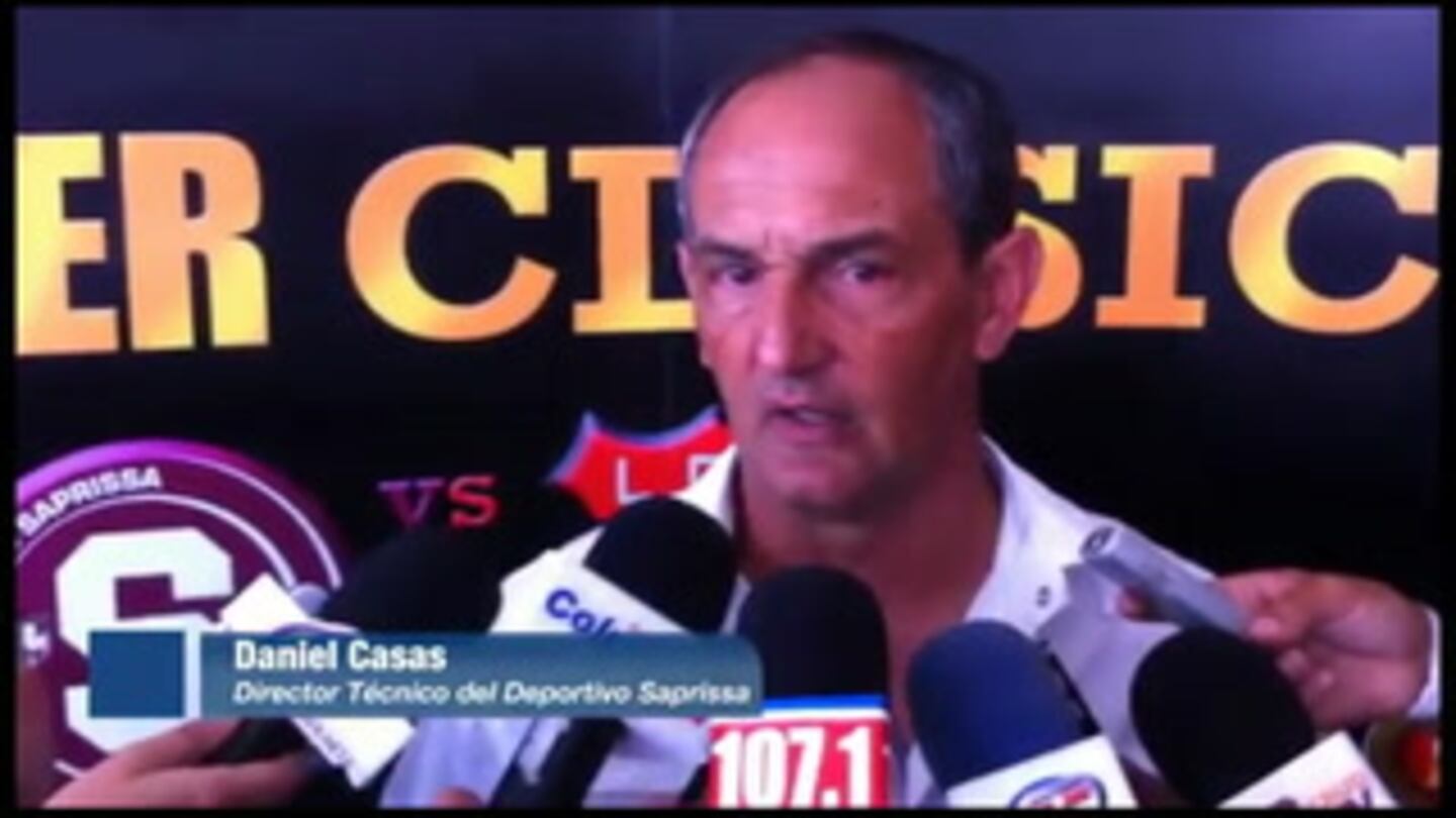 Declaracio nes del técnico de Saprissa Daniel Casas | La Nación