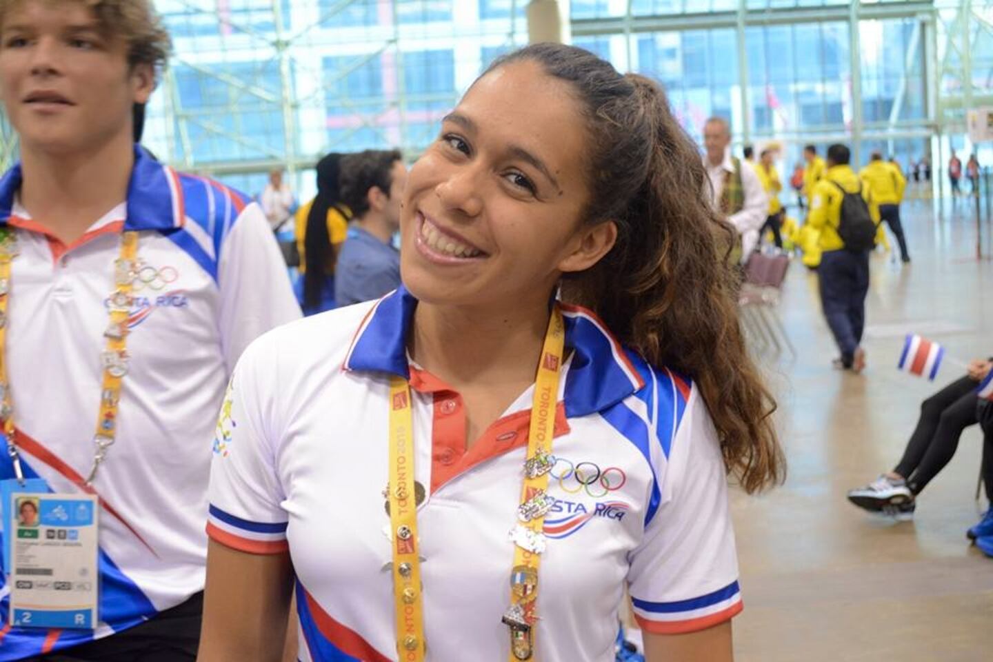 Mary Laura Meza nadó estilo libre en Toronto como preparación para su ...