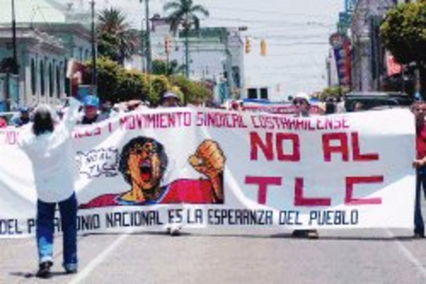 Marcha contra el TLC será pacífica, afirman sindicalistas | La Nación