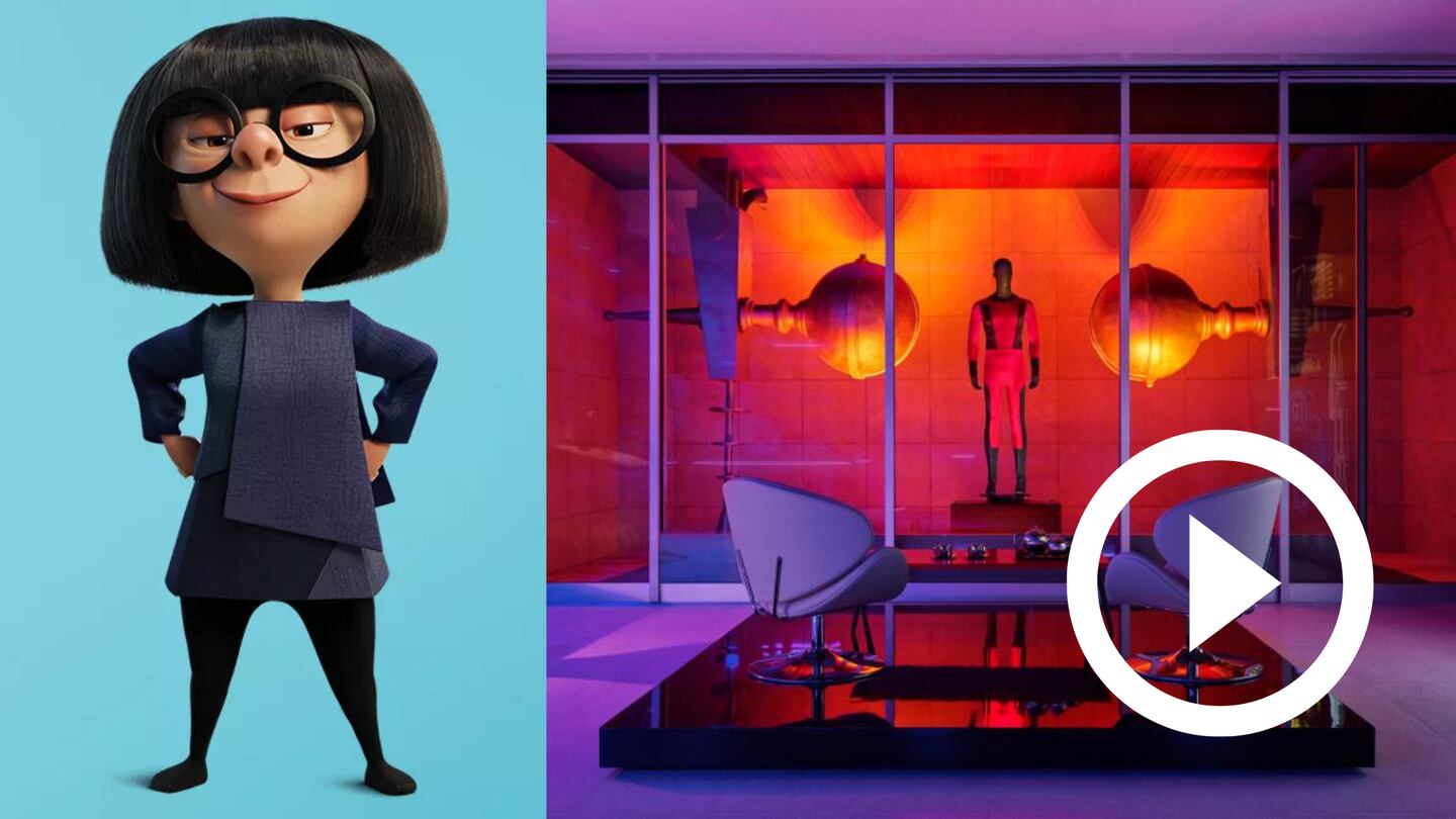 Así es la mansión de Edna Moda de ‘Los Increíbles’, disponible en ...