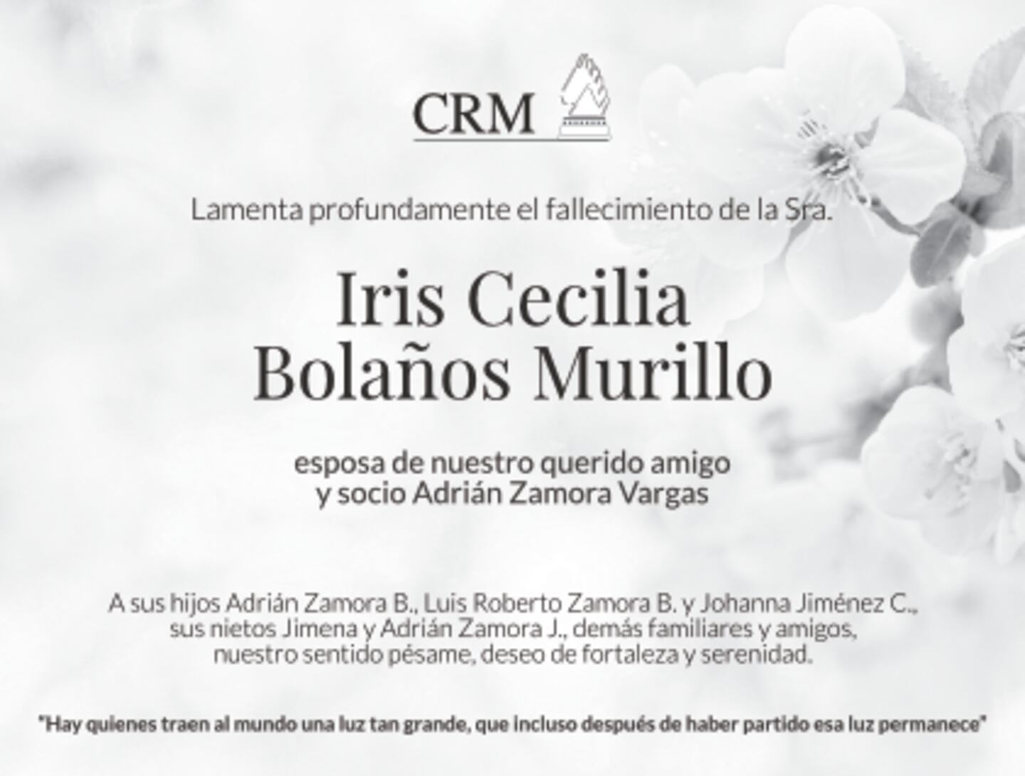 Iris Cecilia Bolaños Murillo | La Nación