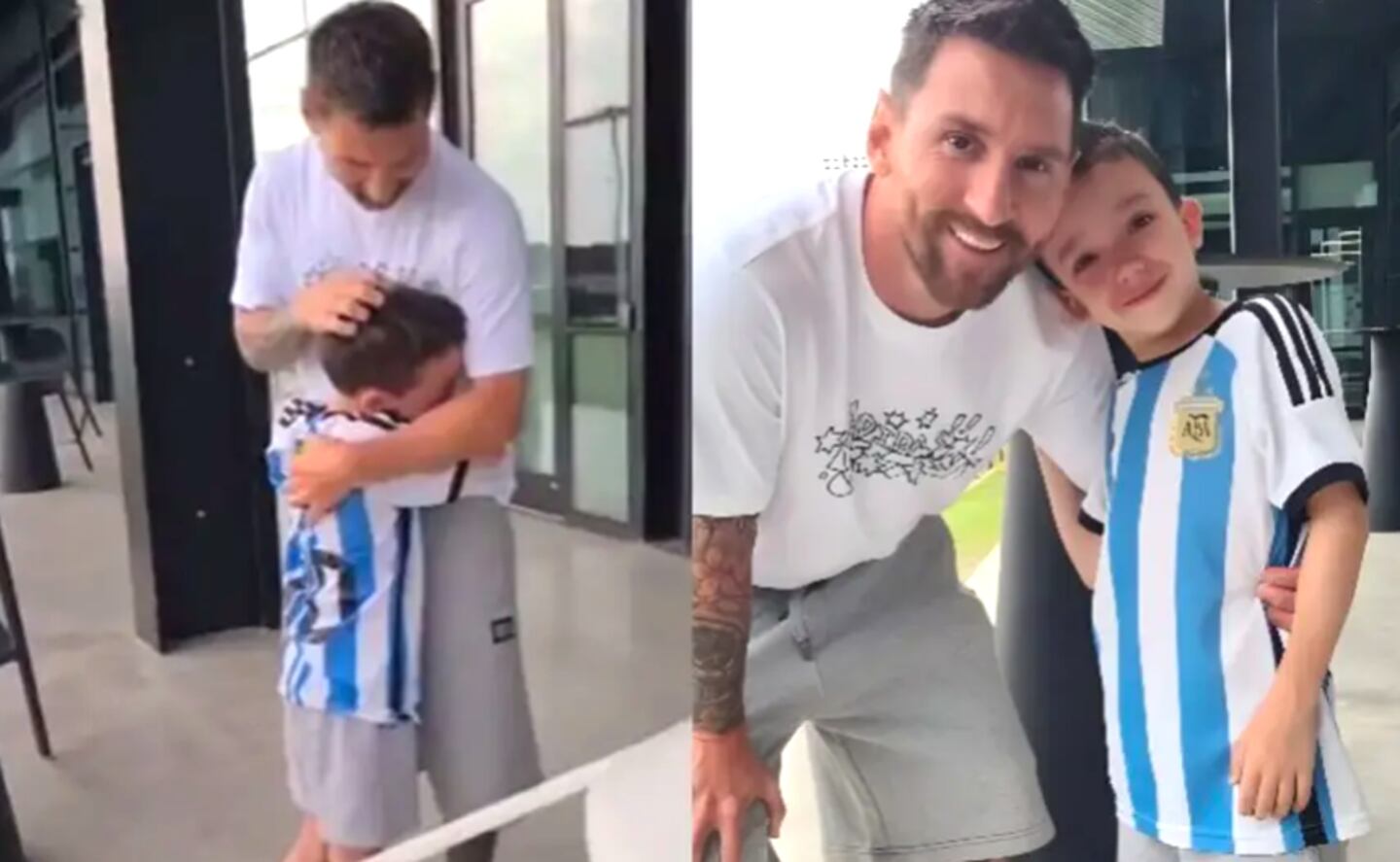 Niño emocionó a Lionel Messi al contarle que toma el mismo tratamiento ...