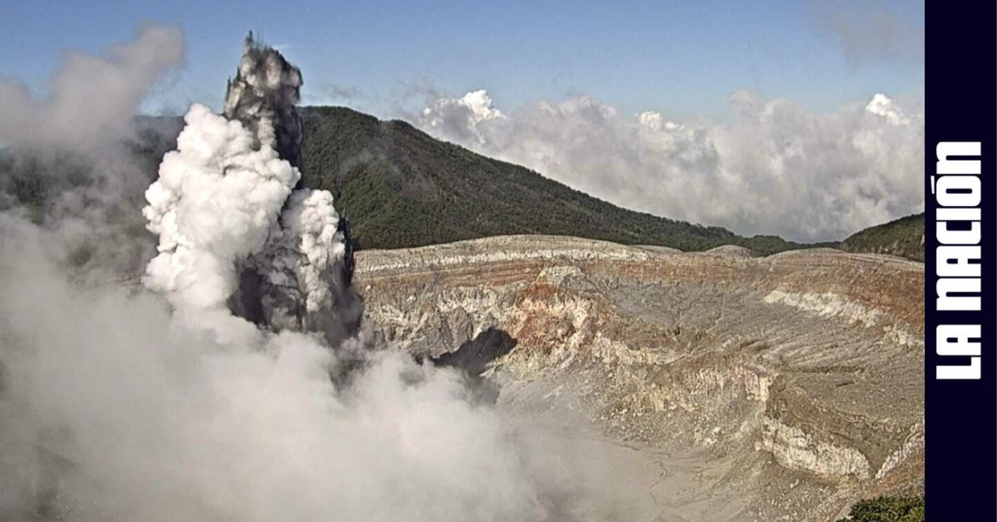 Volcán Poás registró erupción que alcanzó 700 metros de altura este ...