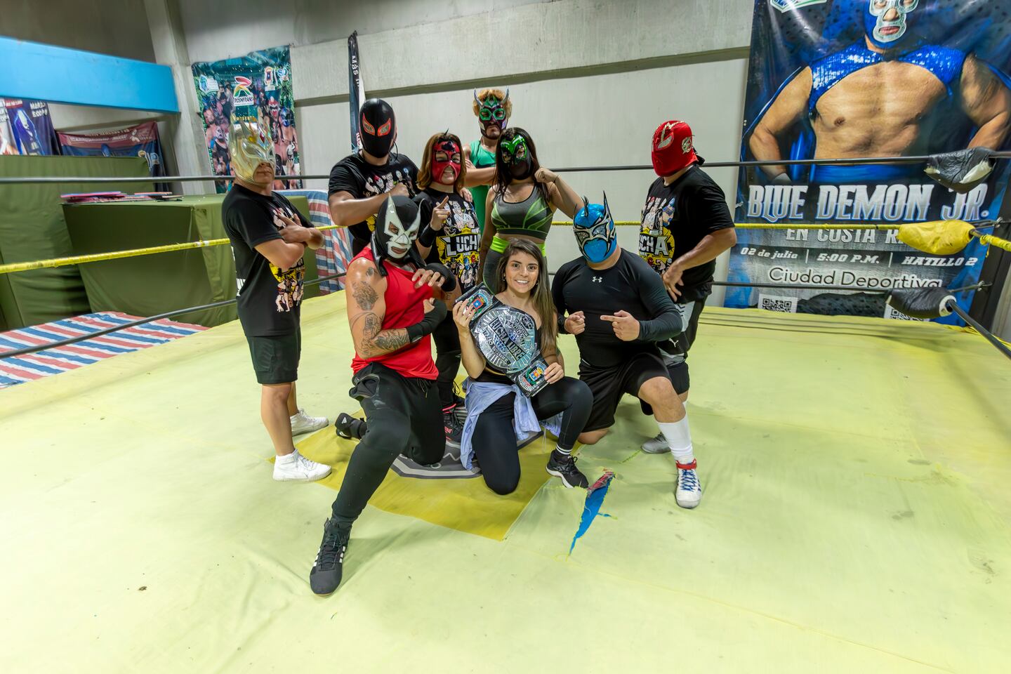 En estas clases le enseñarán de lucha libre sin pagar ni un solo cinco ...