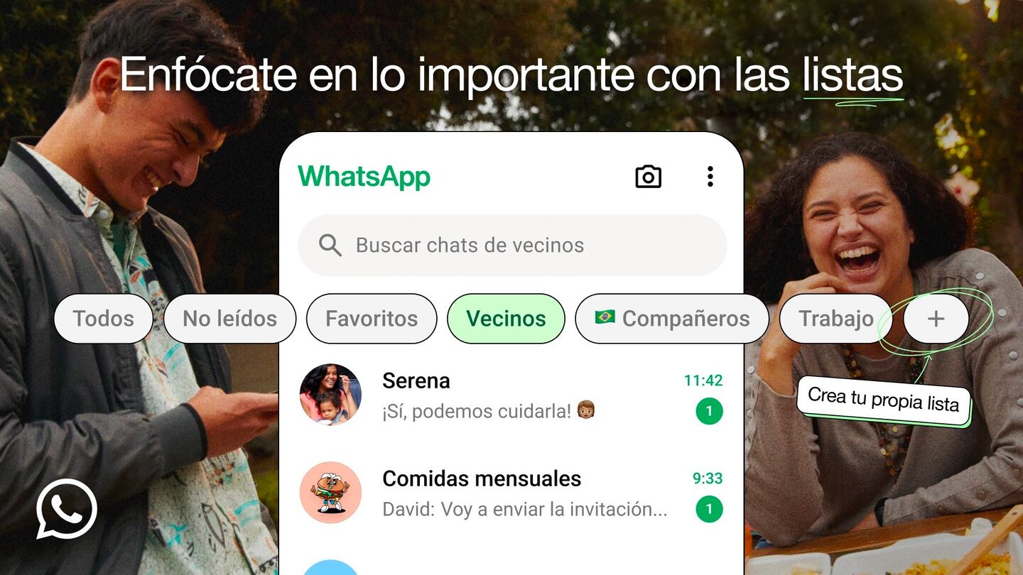 WhatsApp lanza listas personalizables para organizar chats, ¿cómo ...
