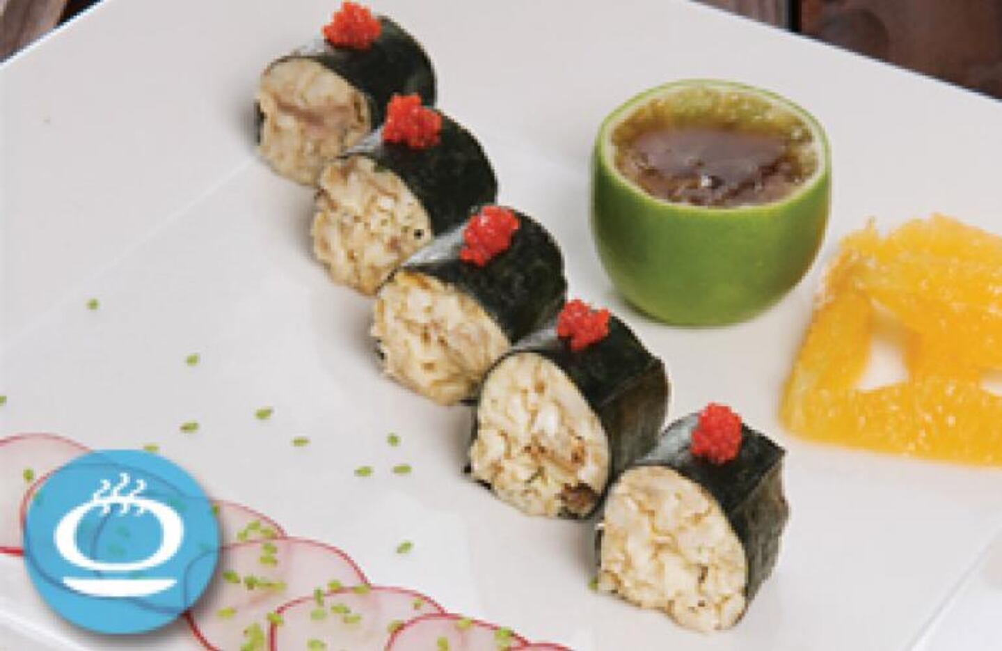 Rollos de róbalo con mayonesa de estragón y naranja | La Nación